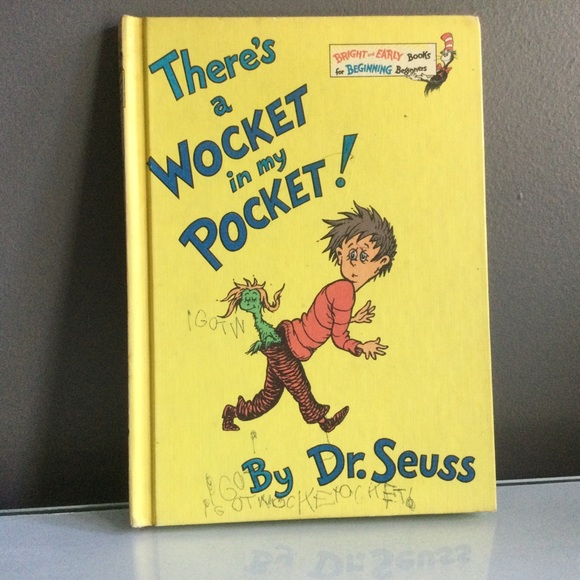 Vintage | Other | Vintage Kids Book Theres A Wocket In My Pocket By Dr ...